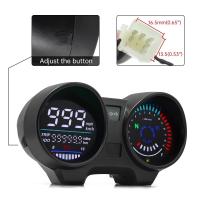 China Motorcycle Speedometer LED Digital Dashboard for CG125 RPM Meter Moto Dashboard Digital Panel for TITAN 150 Honda CG150 Fan150 for sale