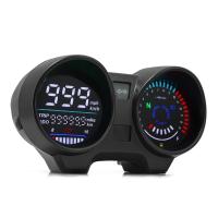 China Motorcycle Speedometer LED Digital Dashboard for CG125 RPM Meter Moto Dashboard Digital Panel for TITAN 150 Honda CG150 Fan150 for sale