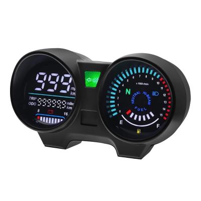 China Motorcycle Speedometer LED Digital Dashboard for CG125 RPM Meter Moto Dashboard Digital Panel for TITAN 150 Honda CG150 Fan150 for sale