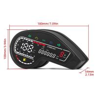 China Motorcycle LCD Modified Meter for ZS150 GY Motocross Digital Speedometer  LCD Modified Meter for sale