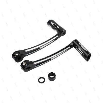 China Motorcycle Accessory Cnc Edge Cut Hell Toe Shift Lever Brake Shift Linkage Lever for sale