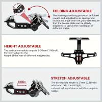 China Universal Motorcycle Tail Tidy Motorcycle License Plate Holder Mount Motorcycle License Plate Bracket Fender Eliminator Kit for sale