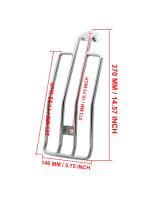 China Motorcycle Rear Rack Suitable for Harley XL883/1200X48 Modified Retro Rear Tail Rack Luggage Rack Support Frame for sale