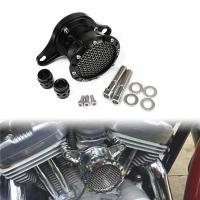 China Motorcycle Retro Air Filter Intake Air Cleaner for Harley Sportster XL883 Iron XL1200 48 72 Roadster Hugger 2004-2019 for sale