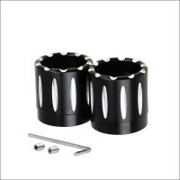 China Motorcycle CNC Edge Cut Front Axle Nut Cover Bolt Kit For Honda Suzuki Kawasaki Yamaha Harley Shadow VT 750 1100 Bobber for sale