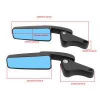 China Motorcycle Rearview Mirror square Rearview Mirror Universal 8 10MM Motorcycle Mirror for sale