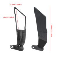 China Motorcycle Rotatable High Brightness Turn Signal Mirrors  Large Wing Mirror Modified Universal Rearview Mirror for sale