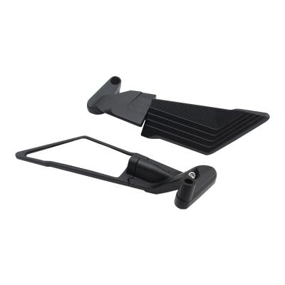 China Motorcycle Rotatable High Brightness Turn Signal Mirrors  Large Wing Mirror Modified Universal Rearview Mirror for sale
