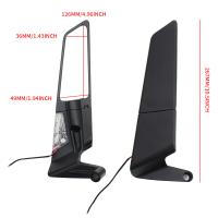 China Universal Black Aluminum Alloy Glass Motorbike Wing Rearview Side Mirrors Large Wing Mirror for sale