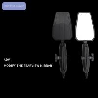 China Motorcycle Universal Foldable Rear View Mirror Adjustable Adventure Westwind Road Handlebar Side Mirrors Motorbike Accessories for sale