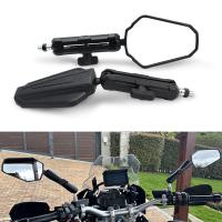 China Motorcycle Universal Foldable Rear View Mirror Adjustable Adventure Westwind Road Handlebar Side Mirrors Motorbike Accessories for sale