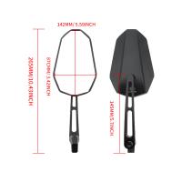 China Motorcycle Rearview Mirror  Glare-free Motorcycle Rearview Mirror White  Glass Universal Rearview Mirror for sale