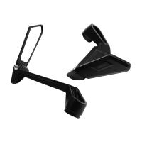 China Motorcycle Rearview Mirror Electric Mountain Bike Wing Rear Hand Bar End Mirror Universal Motorcycle Rearview Mirror for sale