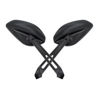 China Wide Angle Mirror Large Mirror Motorcycle Rearview Mirror 10mm/8mm Hollow-Out Design Motorcycle Universal Accessories for sale
