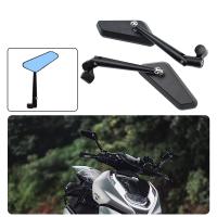 China High Quality  Motorcycle Rearview Mirror Blue Glass Mirror Square Universal Rearview Mirror for sale