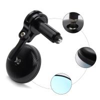 China Blue Large Circular Handle Mirror 22MM Motorcycle Rearview Mirror Motorcycle Universal Accessories Motorcycle Modification Parts for sale