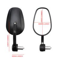 China Universal Motorcycle Handle Mirror Wholesale Motorcycle Rear View Mirror Decoration Mirror for sale