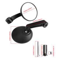 China Wholesale Motorbike Scooter Side Rearview Mirror Wholesale Motorcycle Rear View Mirror Decoration Mirror for sale
