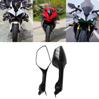 China High Quality Black Universal Rearviews Motorcycles Side View Mirror With LED Turn Light Signals for sale