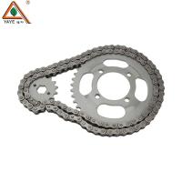 China YAYE CG125 CG150 CG200 Motorcycle Parts High Quality Steel  428-116L 38T 15T Motorcycle Chain and Sprocket Kits for sale