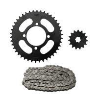 China YAYE Durable 420 428 428h Sprocket Chains CG125 BAJAJ100 CD110 AX100 GN125 BM150 Motorcycle Drive Sprocket Chain Kit Sets for sale