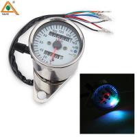 China DC 12V Universal Motorcycle Odometer Speedometer Tachometer Motorbike Refit Vintage Instrument Scooter Motor Retro Meter for sale