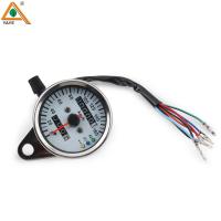 China DC 12V Universal Motorcycle Odometer Speedometer Tachometer Motorbike Refit Vintage Instrument Scooter Motor Retro Meter for sale