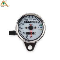 China Motorcycle Speedometer Cafe Racer Modified Tachometer Fuel Gauge12V LED Indicator  Instrument for CG125 AX100 BAJAJ100GN125 for sale