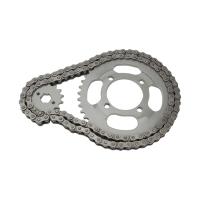 China Motorcycle Sprocket and Chain Kit for CG125 CG150 GN125 HJ125 CM125 WY125 BAJAJ CGL Repuestos Kits Sets for sale