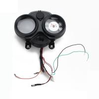 China TVS HX125 Specific Motorcycle Speedometer Tachometer New Spare Parts with LCD USB Compatibility Made of Plastic Condition Used for sale