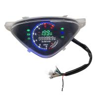 China MIO 100 Motorcycle Digital LED Display Speedometer Kmh 12000 Rpm Meter Motor Tachometer Odometer for sale