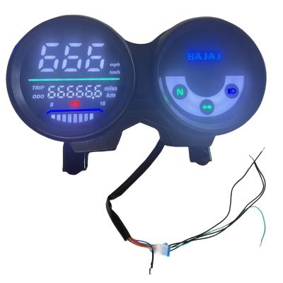 China Factory Price CT 100 Digital Meter New Plastic Motorcycle Speedometer for Bajaj Boxer CT100 for sale
