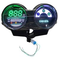 China Wholesale Motorcycle Instrument Tachometer Odometer Speedometer Suitable for Honda CG125 Titan125 150 Fan125 for sale