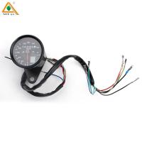 China Hot Selling RTS Universal Motorcycle Dual Odometer Speedometer Gear Digital Display with LED Indicator for sale