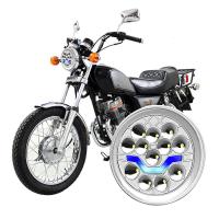 China YAYE 6 Inch CM125 Water Lamp Blue DRL LED Accessory Motorcycle Yellow White High Low Beam DRL Headlight with Optical Lens for sale