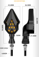China YAYE 2 in 1 Motorcycle Water Lamp LED Turn Signal Indicator Mini Light for sale