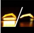 China YAYE Motorcycle 2385 Water Flow Lamp Beads LED Turn Signal Warning Light for sale