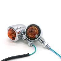 China 12v Vintage Old-fashioned Modification Retro Modified Motorcycles Front Turn Signal Indicator Running Brake Tail Lamp for sale