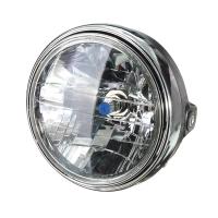 China Motorbike Modification Parts Headlamp LED Indicator Light Round Modified Headlamp Waterproof Plastic for CB400/900 CB750 for sale