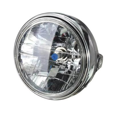 China Motorbike Modification Parts Headlamp LED Indicator Light Round Modified Headlamp Waterproof Plastic for CB400/900 CB750 for sale