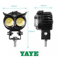 China YAYE 40W Aluminum Owl Shape 3570 Motorcycle External LED Spotlight Work Light 40W Auxiliary Spot Lights for Motorcycle for sale