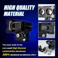China YAYE Exploradoras Para Moto Luces Mini Spot Light Led Lente De Doble Proyector Amarillo Blanco 20W 2000LM for sale