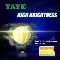 China YAYE Exploradoras Para Moto Luces Led Mini Spot Light 16W 1600LM Amarillo Blanco AC DC 8V 80V for sale