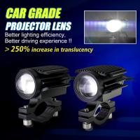 China YAYE Exploradoras Para Moto Luces Led Mini Spot Light 16W 1600LM Amarillo Blanco AC DC 8V 80V for sale