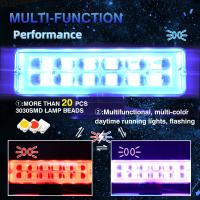 China YAYE Vehicle LED Work Light Bar Car Motorcycle Offroad Truck UTV ATV Projector Lens 100V 20W Universal White Red Blue Pink 6500k for sale