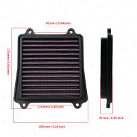 China High-flow Air Filters For Bajaj Rouser Pulsar RS200 Pulsar NS160 NS125 Dominar 400 V1 UG Touring And Dominar 250 Motorcycles High-performance Air Filters for sale