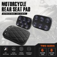 China Motorcycle rear seat, retro suction cup single seat, 6 suction cups or 8 suction cups, suitable for Harley-Davidson 883, 1200, Choppers Dyna. for sale