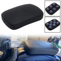 China Motorcycle rear seat passenger cushion, black suction cup type, 8 suction cups ,6 suction cups, small seat cushion suitable for Harley-Davidson 883, 1200, 48 Chopper Bobber, universal motorcycle seat for sale