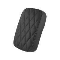 China Motorcycle seat, black retro diamond pattern rear seat cushion, rear passenger cushion seat, 8 suction cups, suitable for Harley Sportster Dyna Custom Chopper. for sale
