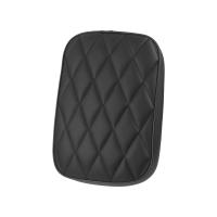 China Motorcycle seat, black retro diamond pattern rear seat cushion, rear passenger cushion seat, 8 suction cups, suitable for Harley Sportster Dyna Custom Chopper. for sale